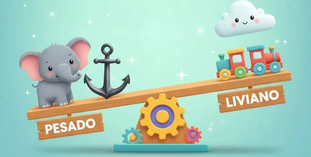 Ejercicio interactivo: liviano y pesado | Aula de Medios: Juegos ...